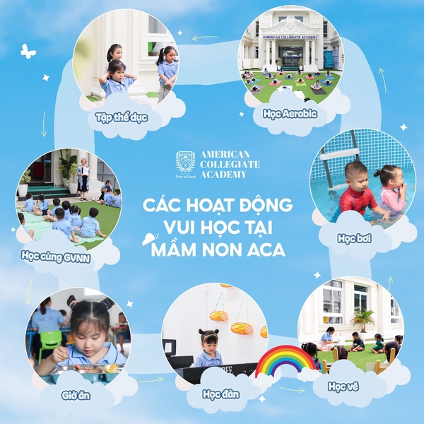KHÁM PHÁ NIỀM VUI HỌC TẬP TẠI MẦM NON QUỐC TẾ ACA CẦN THƠ